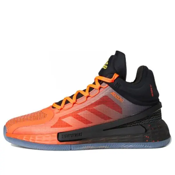 Adidas D Rose "phoenix Reborn" Athletic Sneakers - Black/orange