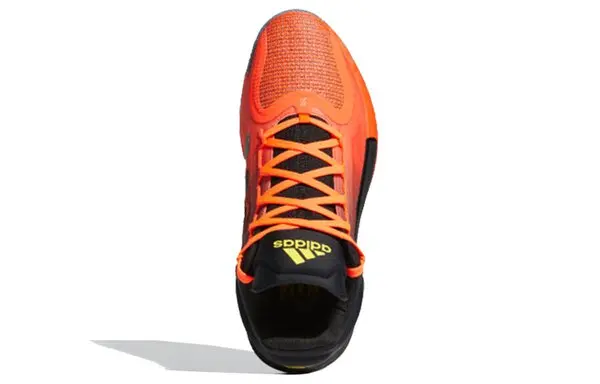 Adidas D Rose "phoenix Reborn" Athletic Sneakers - Black/orange