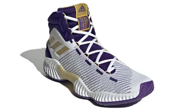 Adidas Pro Bounce 2018 Sneakers - White/purple