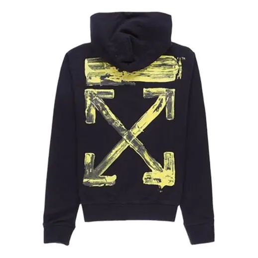 Off-White Acrylic Arrows Slim Hoodie - Black
