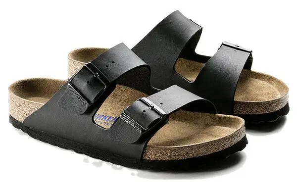 BIRKENSTOCK Arizona Soft Footbed Sandals - Black