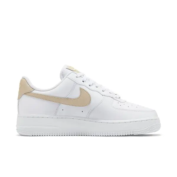 Nike Force 1 '07 Essential Low Top Sneakers - White/gold