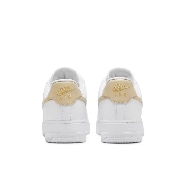 Nike Force 1 '07 Essential Low Top Sneakers - White/gold