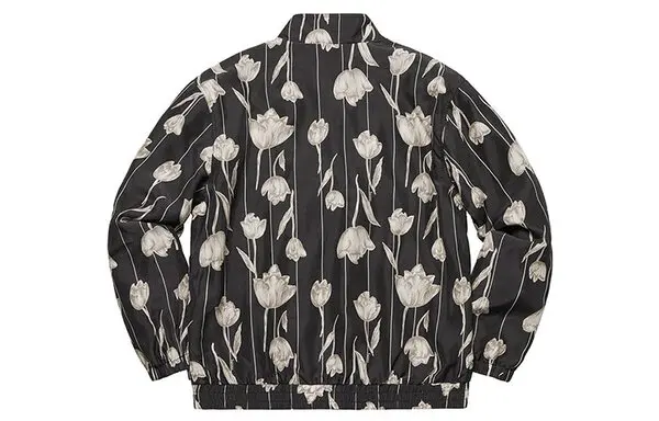 Supreme Ss19 Floral Silk Track Jacket Flowers - Black