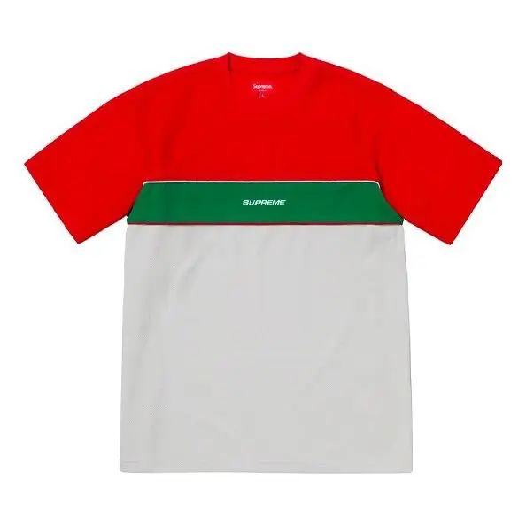 Supreme Ss19 Piping Practice Ss Top Logo Tee - Red