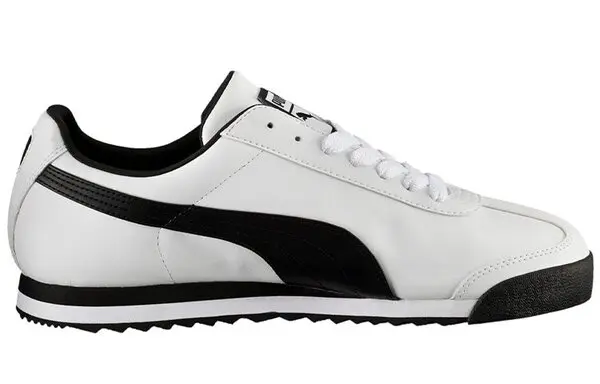 PUMA Roma Basic Low Top Sneakers - White/black