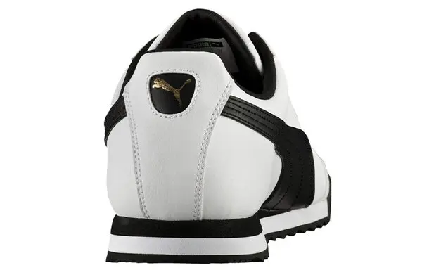 PUMA Roma Basic Low Top Sneakers - White/black