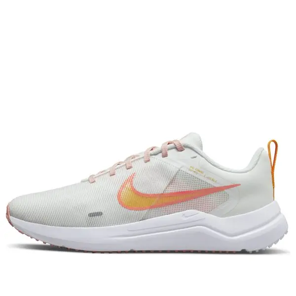 Nike Downshifter 12 Athletic Sneakers - White/orange