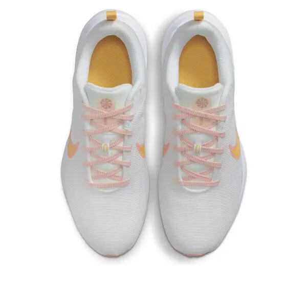 Nike Downshifter 12 Athletic Sneakers - White/orange