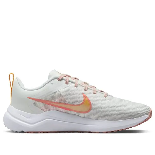 Nike Downshifter 12 Athletic Sneakers - White/orange