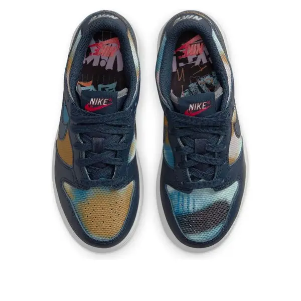 Nike Dunk Low Se "graffiti Obsidian" Sneakers