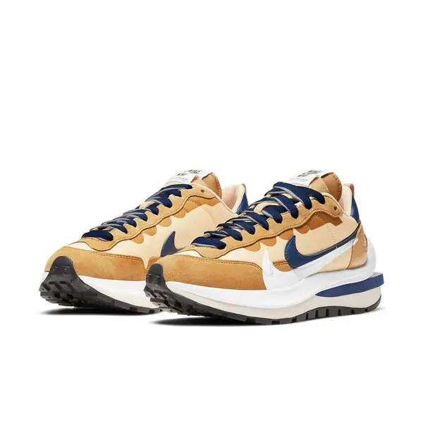 Nike X Sacai Vaporwaffle "sesame Blue Void - Sesame/blue Void/white