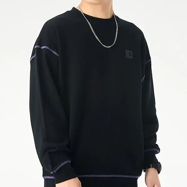 CONVERSE Renew Graphic Crewneck Sweatshirt - Black