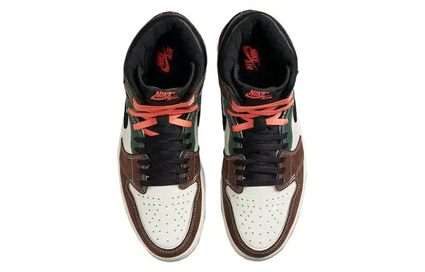 JORDAN Air 1 High Og "hand Crafted" Sneakers - Multi-color