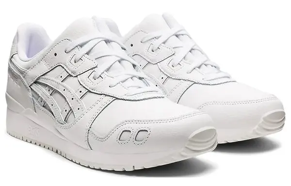 Asics Gel Lyte Iii Og "triple " Leather Sneakers
