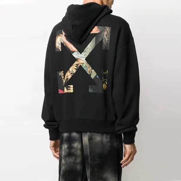 Off-White Fw20 Painting Arrow Hooded Sweater