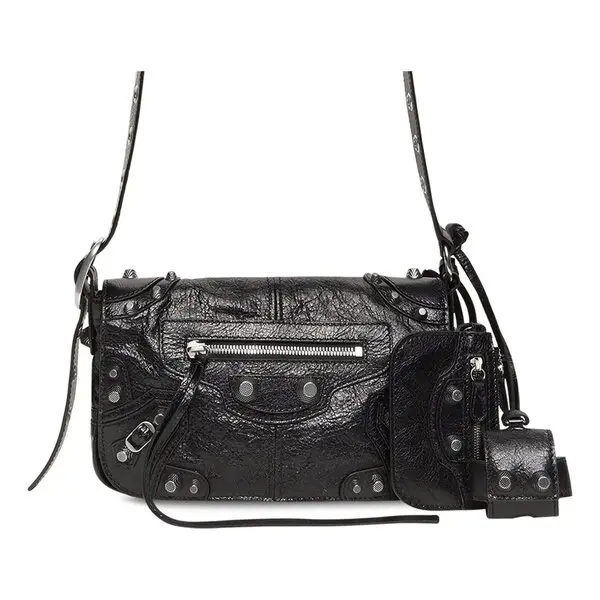 Balenciaga Le Cagole Xs Flap Bag - Black