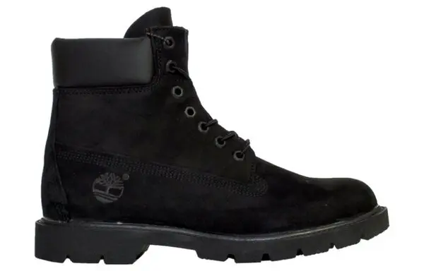 Timberland Classic 6-inch Waterproof Nubuck Lace-up Boots - Black