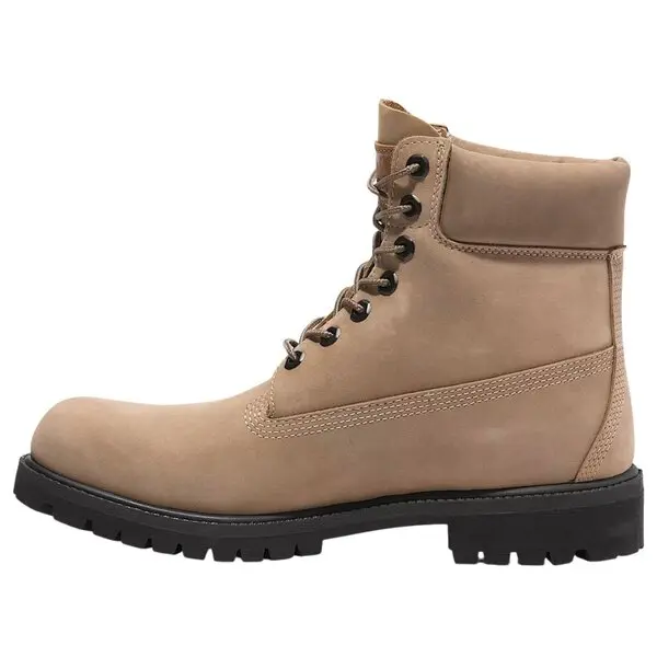 Timberland 6 Inch Premium Waterproof Lace Up Boots - Beige