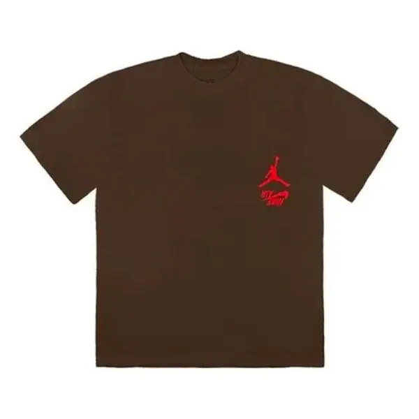 TRAVIS SCOTT Cactus Jack X Jordan Tee 'brown - Tan