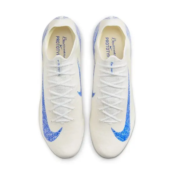 Nike Mercurial Zoom Vapor 16 Elite Fg "blueprint Pack" Athletic Cleats - White/blue