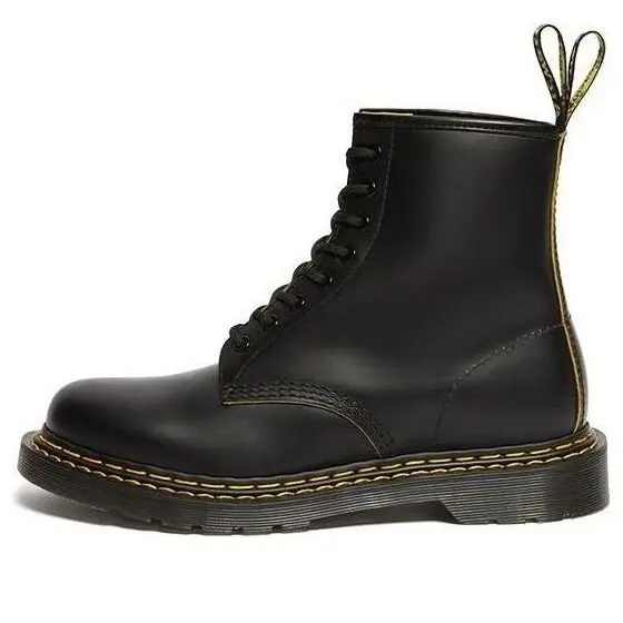Dr. Martens 1460 Double Stitch Lace Up Boots - Black