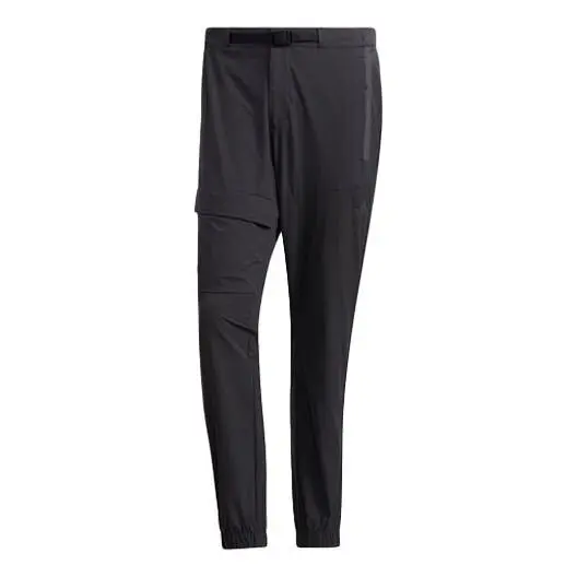 Adidas Belt Jg Pant Outdoor Casual Bundle Feet Sports Pants - Black