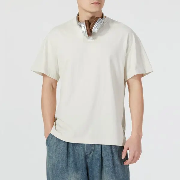 Adidas Essentials Feelvivid T-shirt Asia Sizing 'aluminium