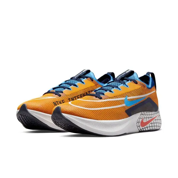 Nike Zoom Fly 4 Premium Athletic Sneakers - Orange/blue