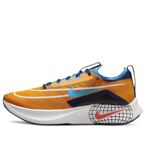 Nike Zoom Fly 4 Premium Athletic Sneakers - Orange/blue