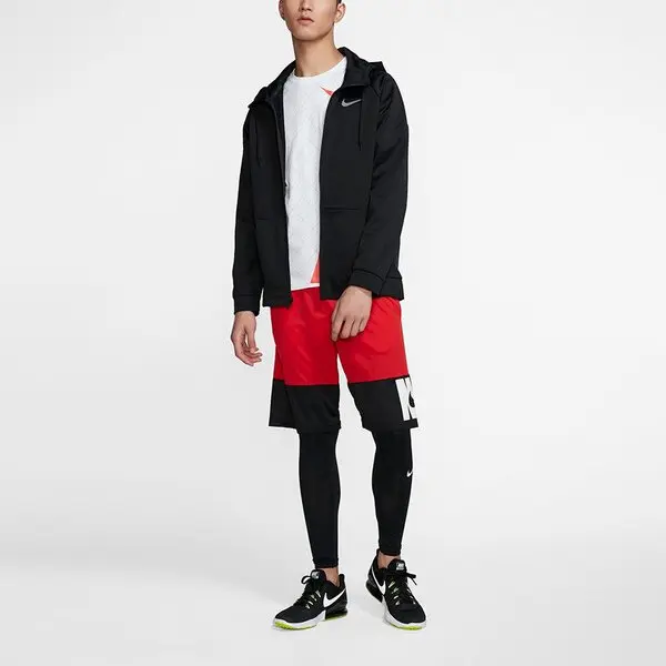 Nike Therma Zipper Cardigan Hooded Jacket - Black