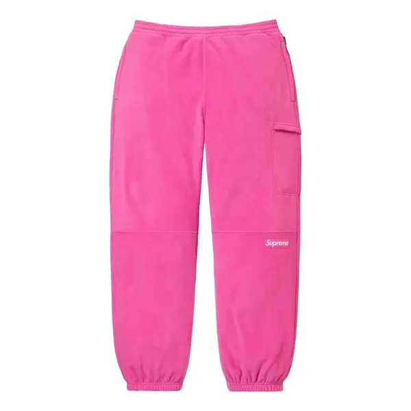 Supreme Polartec Fleece Pants - Pink