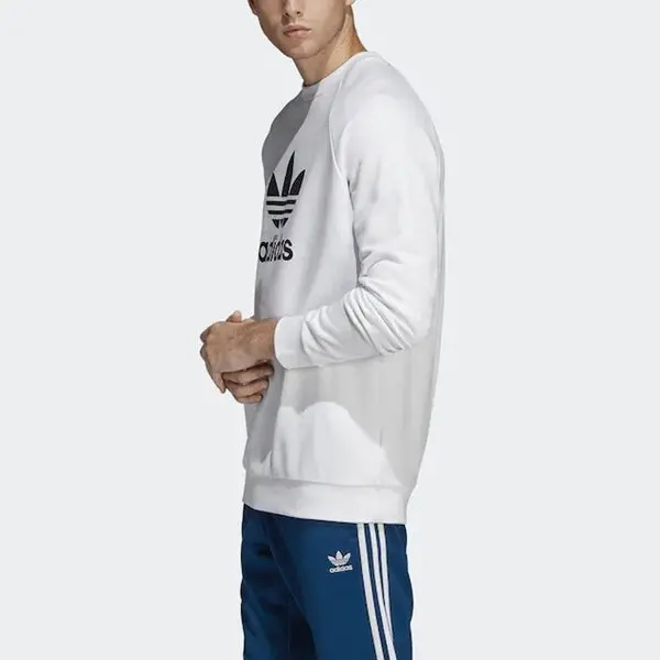 Adidas Originals Trefoil Warm-up Crew Sweatshirt - White