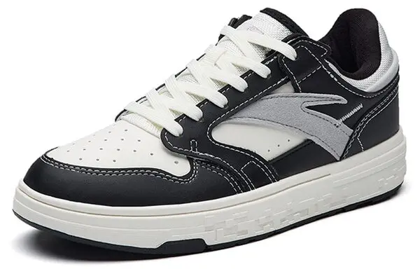 ANTA Street Naughty Low-top Sneakers - Black/grey/white