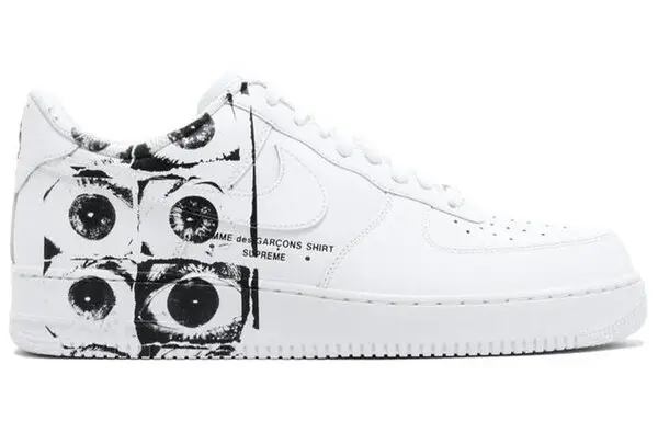 Nike X Supreme X Comme Des Garcons Air Force 1 Low "eyes