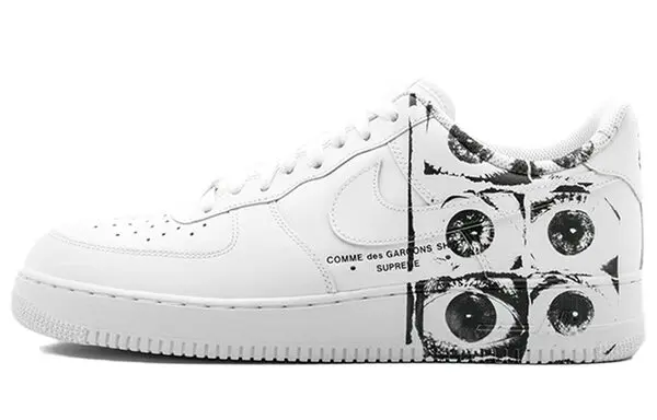 Nike X Supreme X Comme Des Garcons Air Force 1 Low "eyes