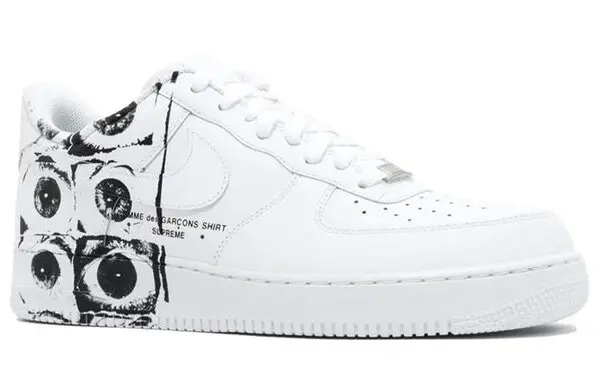 Nike X Supreme X Comme Des Garcons Air Force 1 Low "eyes