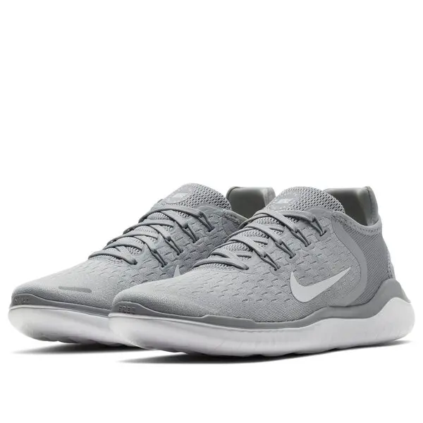 Nike Free Rn 2018 Running Shoes - Gray/white