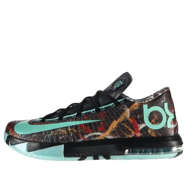 Nike Kd 6 'all Star Illusion' Sneakers - Multi-color/green Glow-black