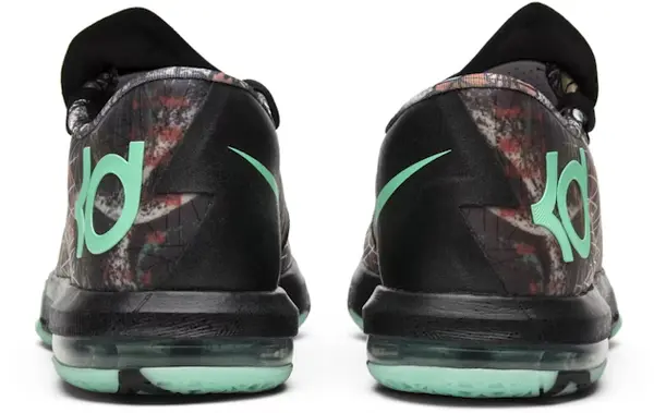 Nike Kd 6 'all Star Illusion' Sneakers - Multi-color/green Glow-black