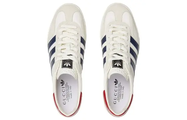 Adidas Gucci X Gazelle Sneakers - White/blue/red