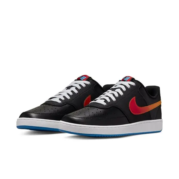 Nike Court Vision Low Sneakers - Black/red