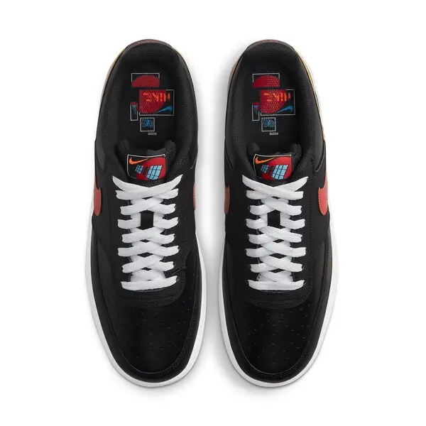 Nike Court Vision Low Sneakers - Black/red