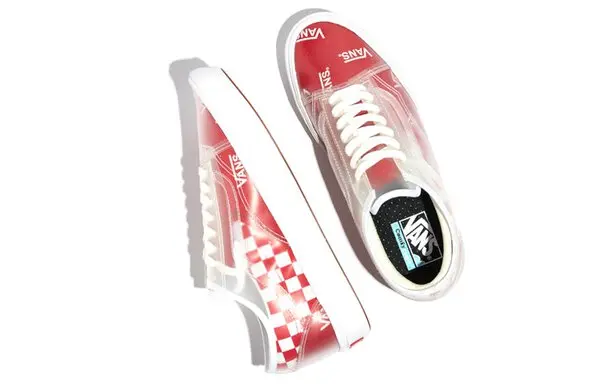 VANS Comfycush Slip-skool "block Red Checker - Red/white