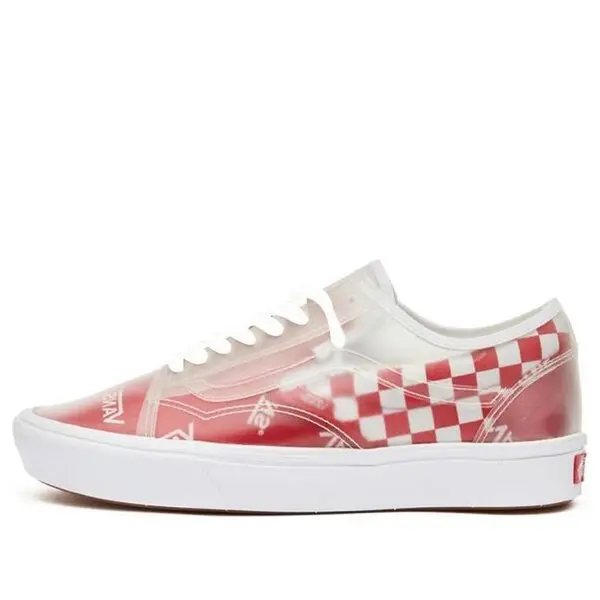 VANS Comfycush Slip-skool "block Red Checker - Red/white