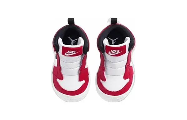 JORDAN Air 1 Bootie White Varsity - Red