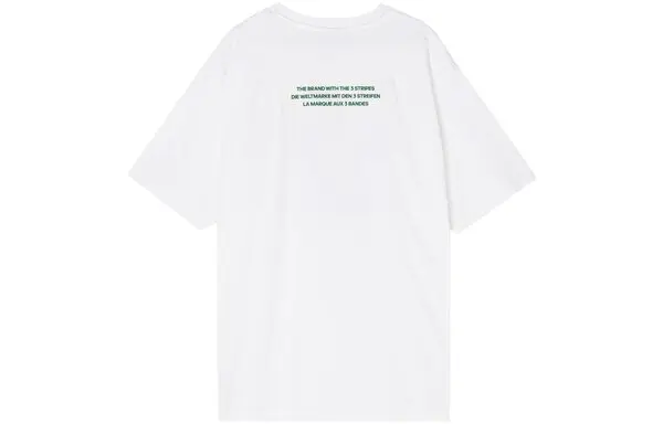 Adidas Originals Logo Round Neck Short Sleeve Tee For