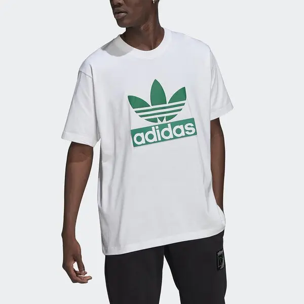 Adidas Originals Logo Round Neck Short Sleeve Tee For