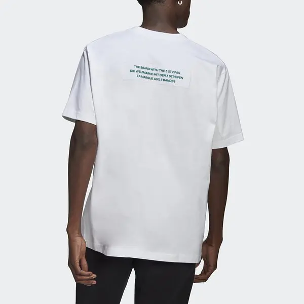 Adidas Originals Logo Round Neck Short Sleeve Tee For
