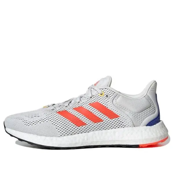 Adidas Pureboost 21 Athletic Sneakers - Grey/red